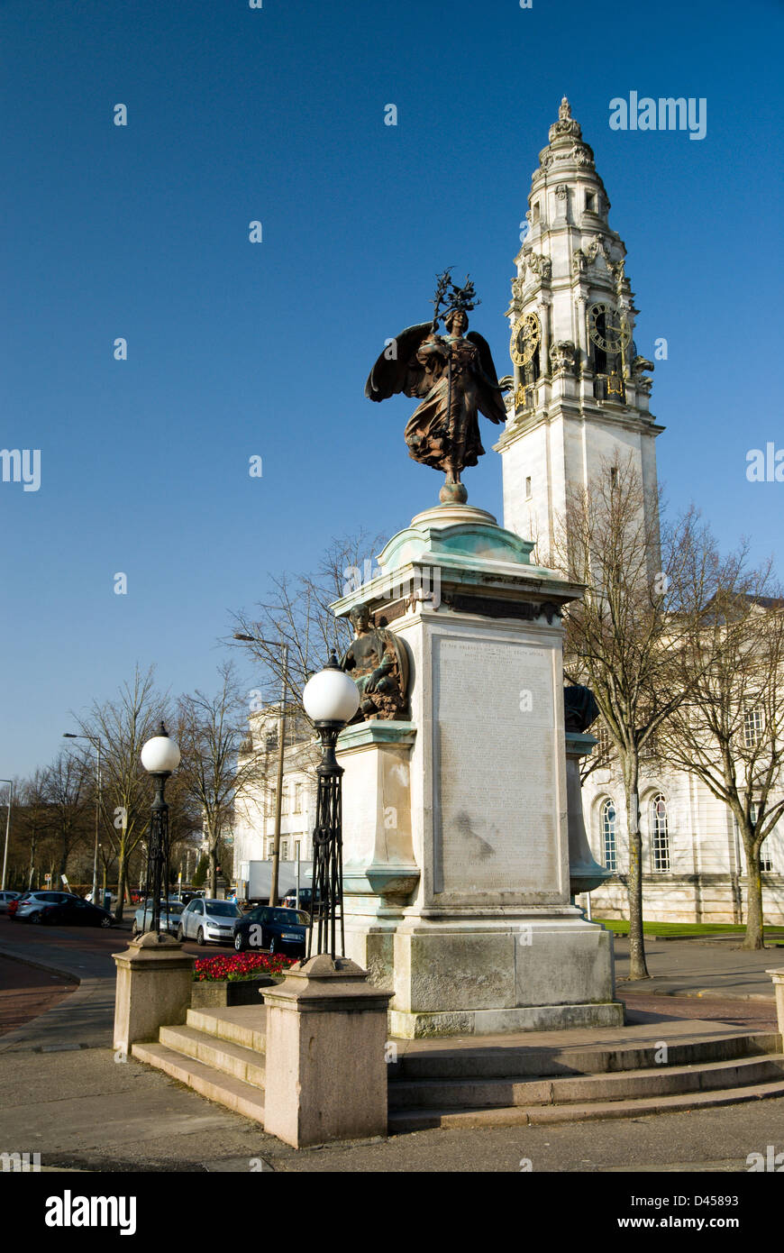 South African War Memorial Cardiff High Resolution Stock Photography ...