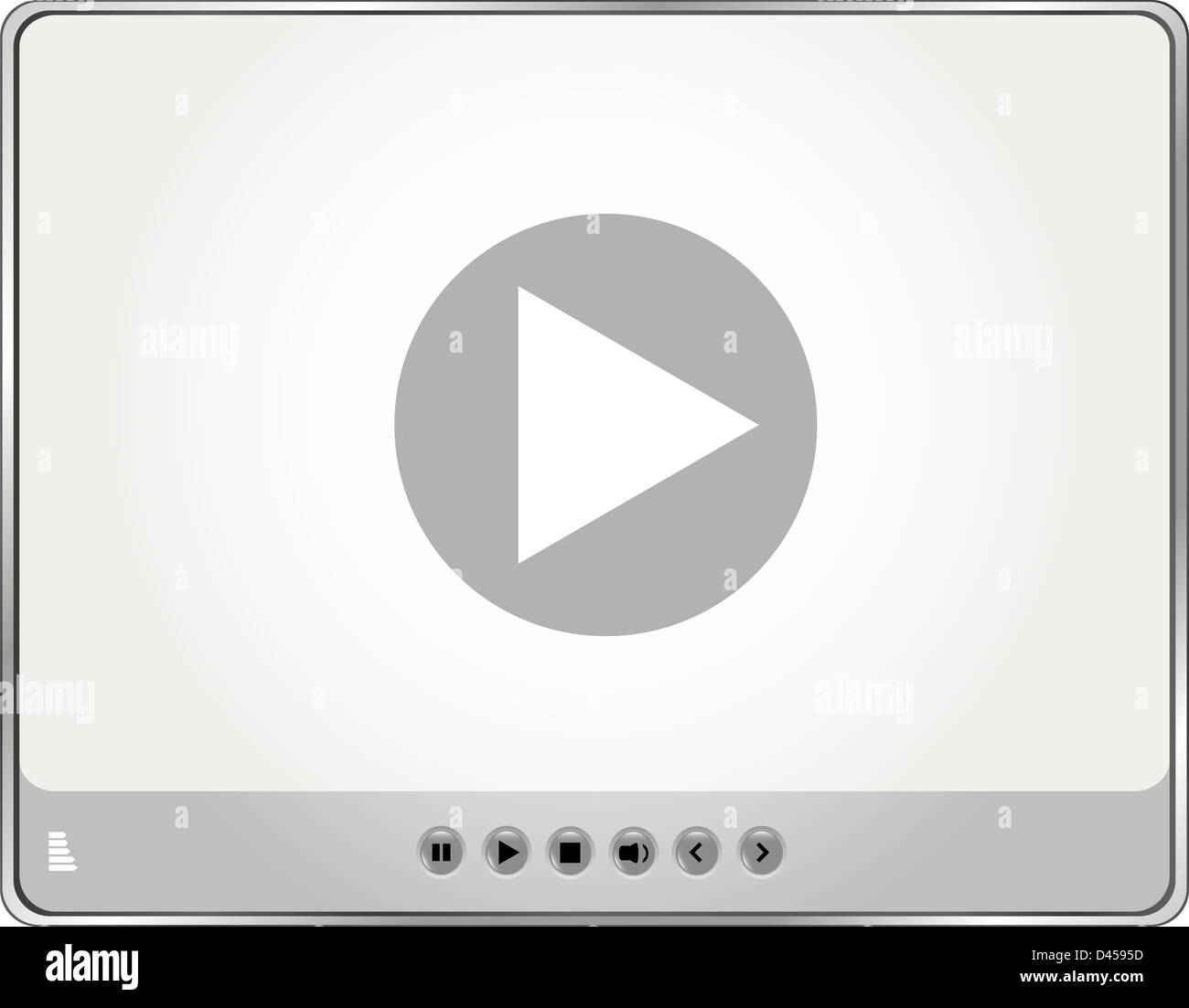 Video Movie Media Player Stock Photo - Alamy