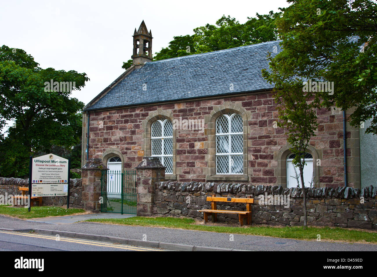 Ullapool, Scotland, the church designed by Thomas Telford, built 1829 ...