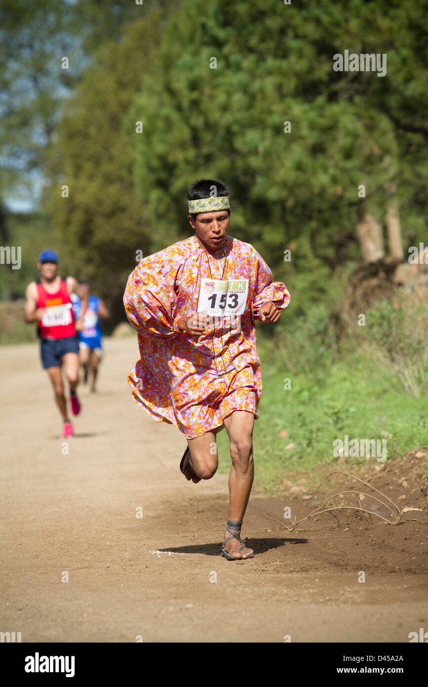 Ultramaraton de los Canones in Guachochi, Chihuahua, Mexico Stock Photo ...