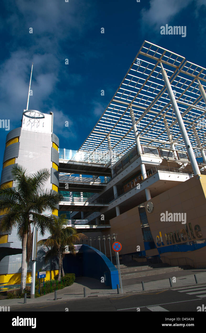 El Muelle shopping centre exterior Santa Catalina district Las Palmas ...