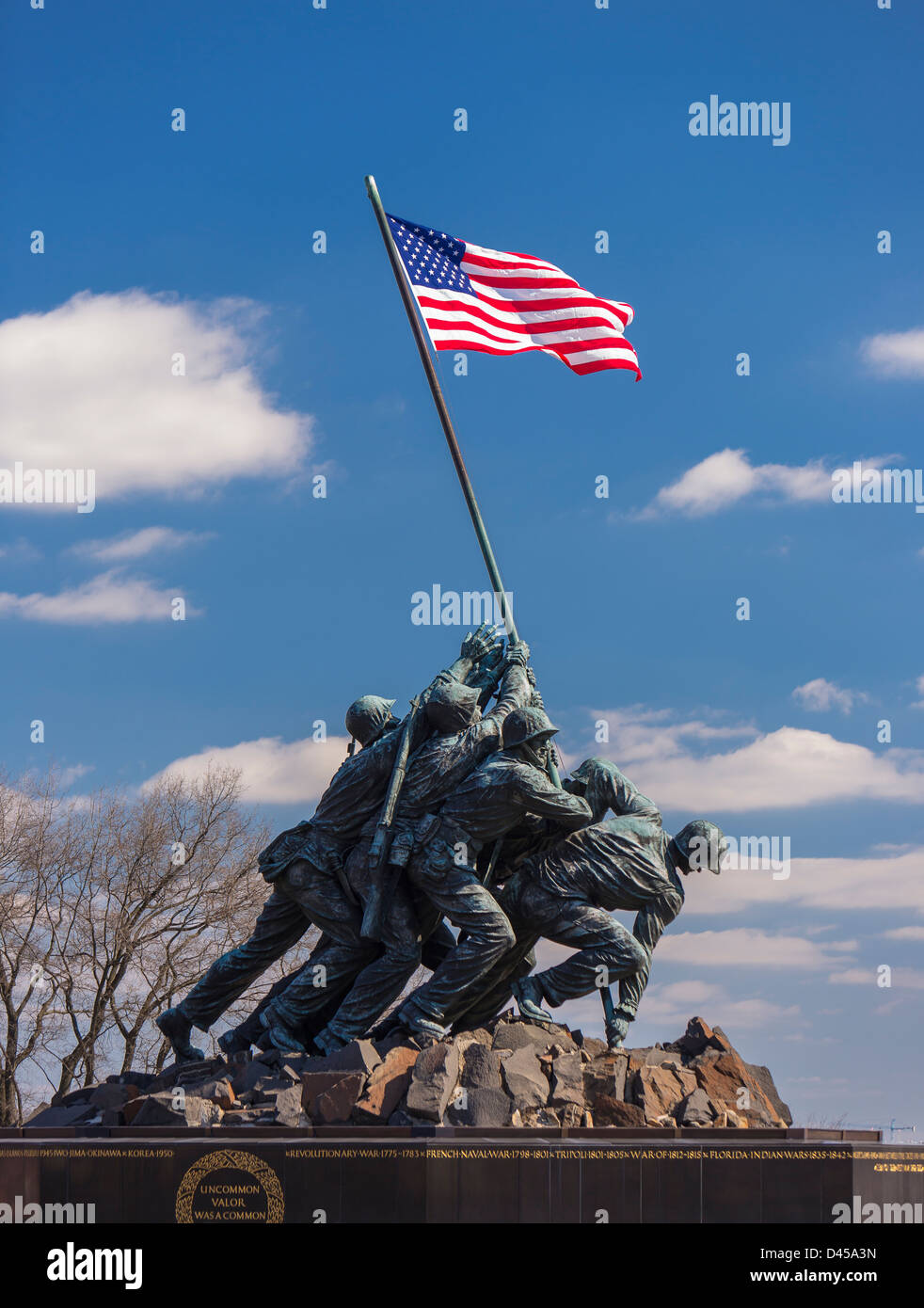 ARLINGTON, VIRGINIA, USA - Iwo Jima U.S. Marine Corps War Memorial in ...