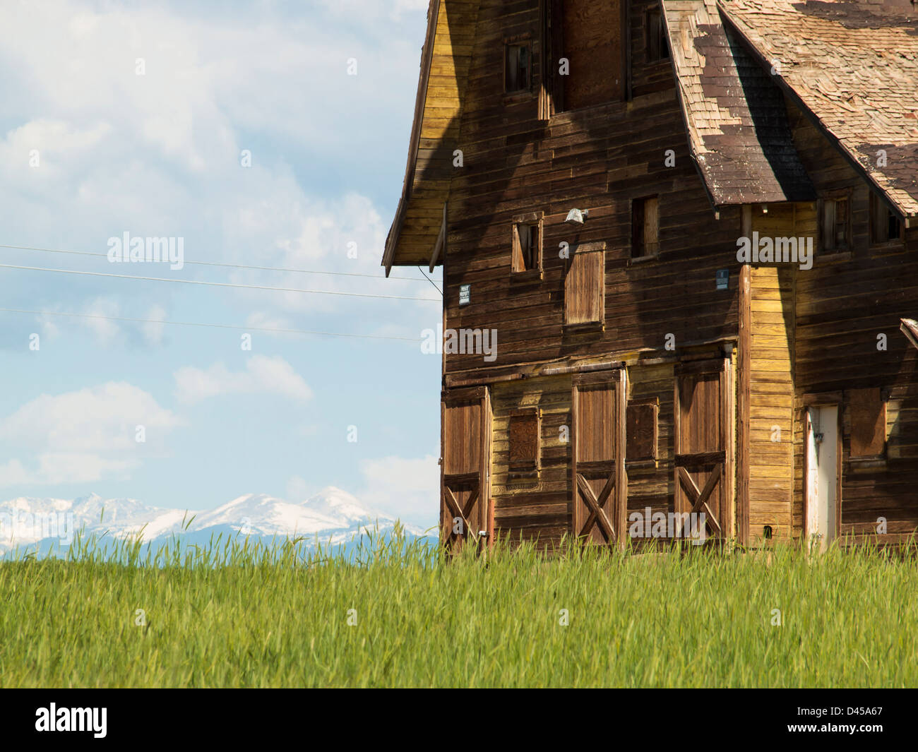Old barn on abandoned ranch in Colorado Stock Photo - Alamy