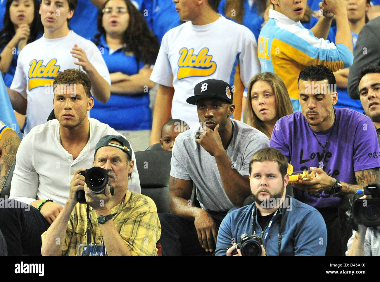March 2, 2013: LA Clippers Blake Griffin, Chauncey Billups, and Matt ...