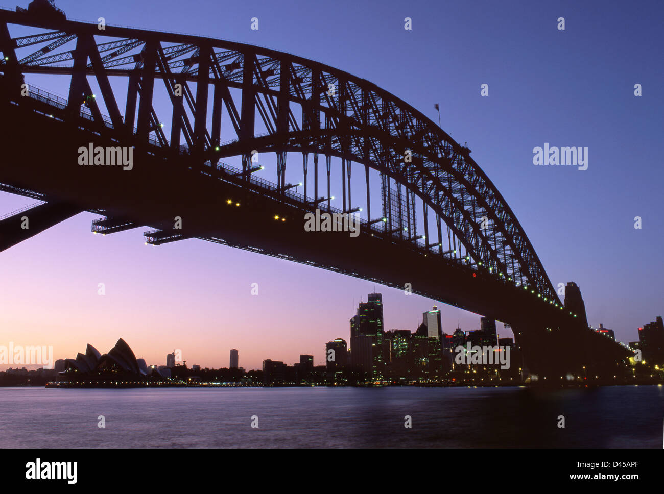 View from milsons point at harbour bridge hi-res stock photography and ...