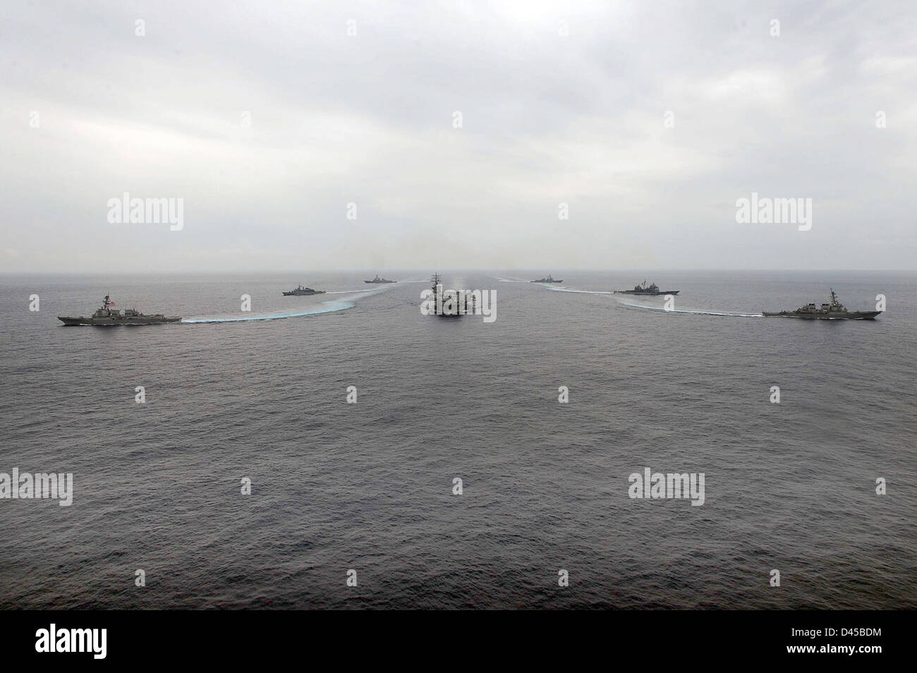 Ships from Carrier Strike Group 8 complete their Composite Training ...