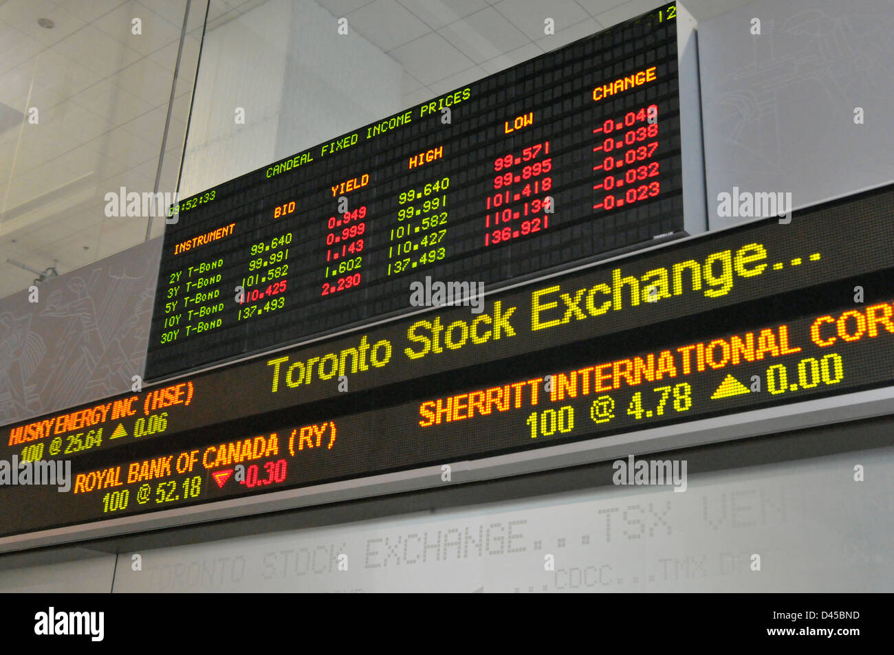 Toronto Stock Exchange Downtown city life Toronto Ontario Canada Stock ...