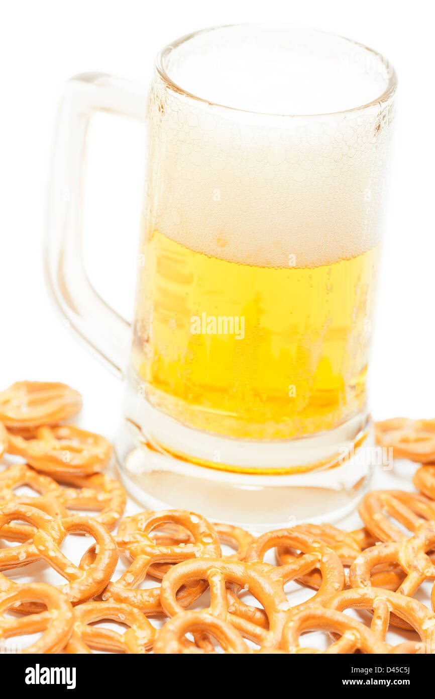 Beer and snack Stock Photo - Alamy