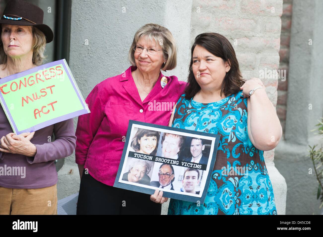 Tucson, Arizona, USA. 5th March 2013. Tucson shooting victims PAM SIMON ...