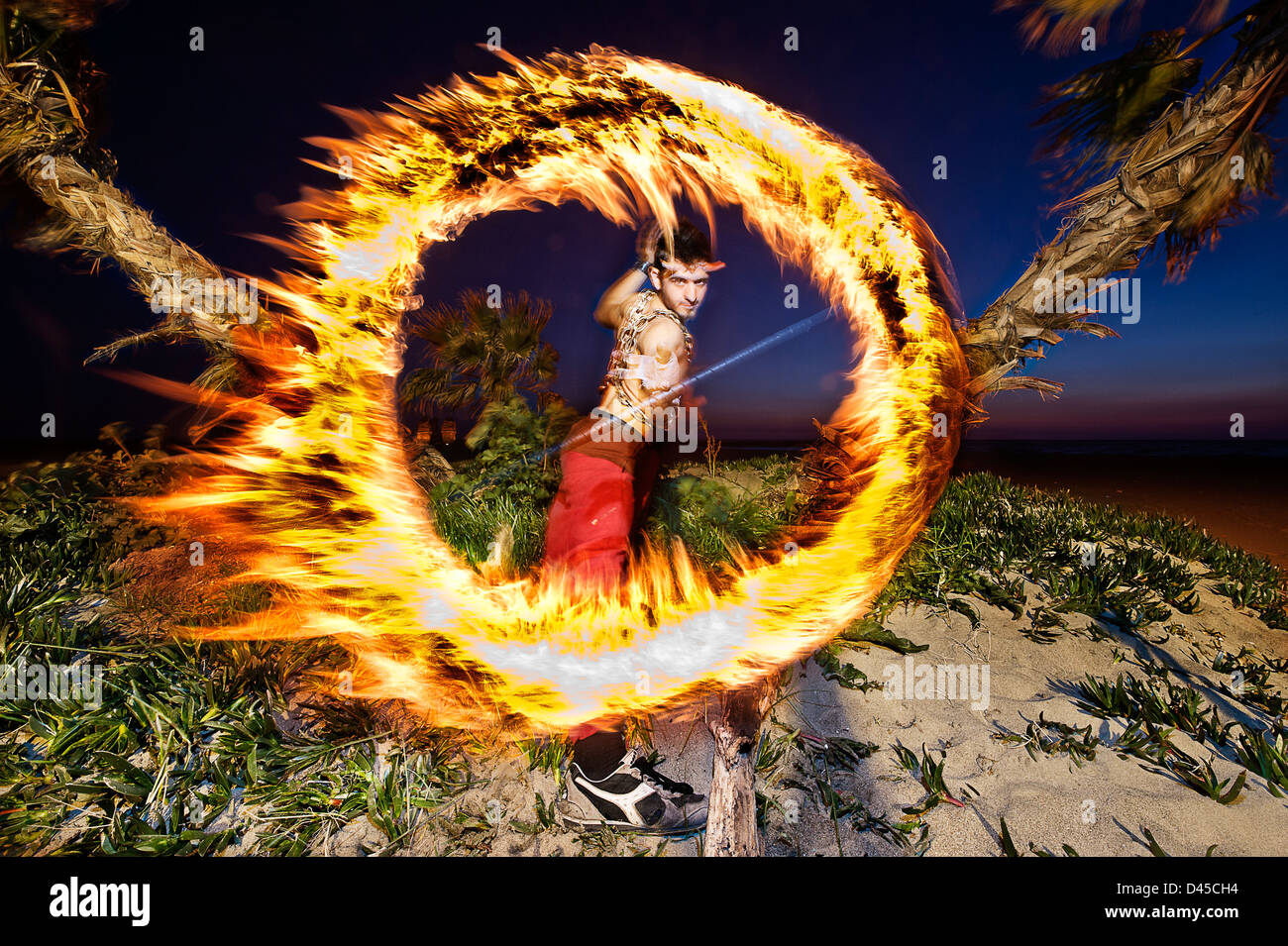 Fire breather circus hi-res stock photography and images - Alamy