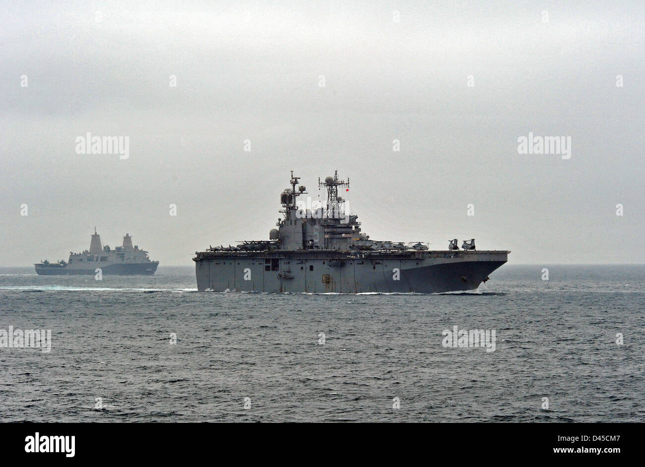 U.S. Navy ships conduct a Composite Training Unit Exercise (COMPTUEX ...