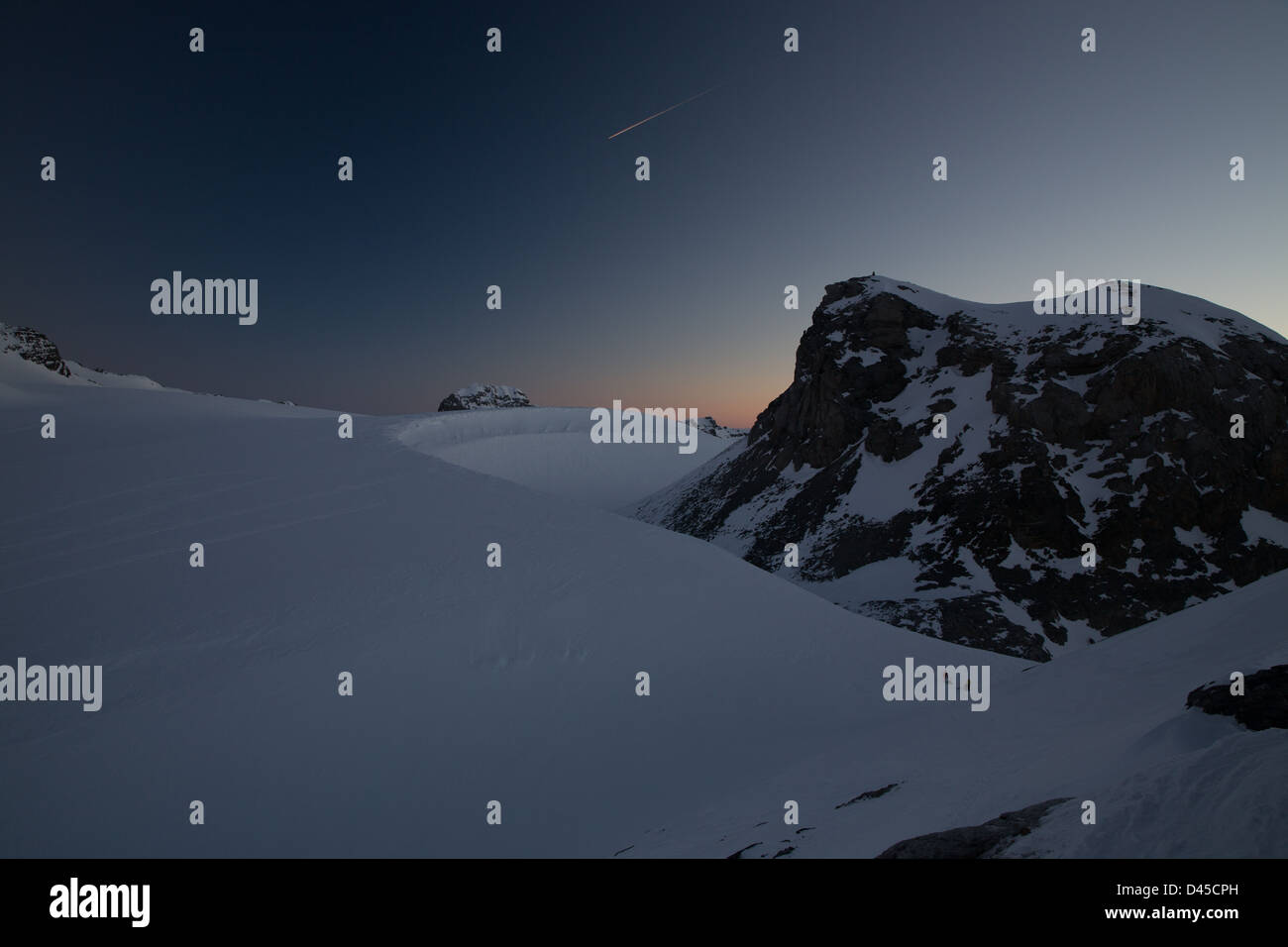 Wind funnel in the swiss alpes Stock Photo - Alamy