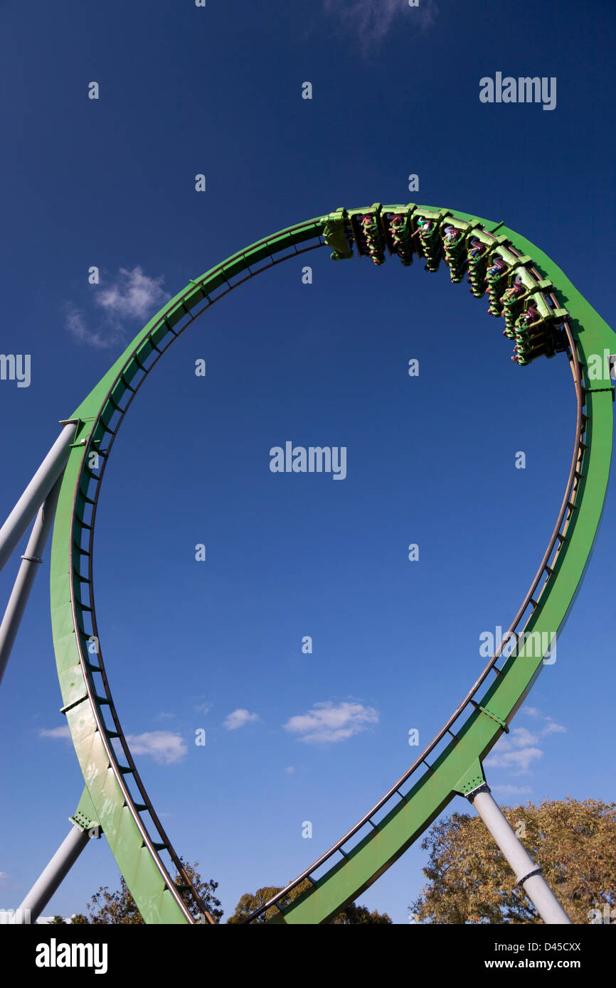 The 'Incredible Hulk' ride at Universal studio's, islands of Adventure ...