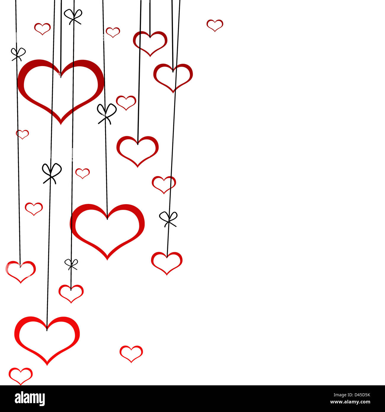 Burgundy hearts hi-res stock photography and images - Alamy