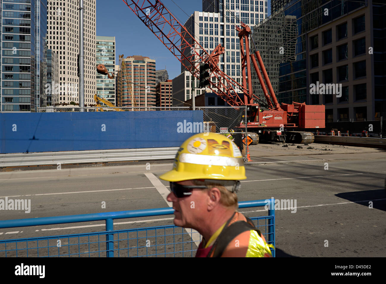 transbay terminal construction san francisco Stock Photo - Alamy