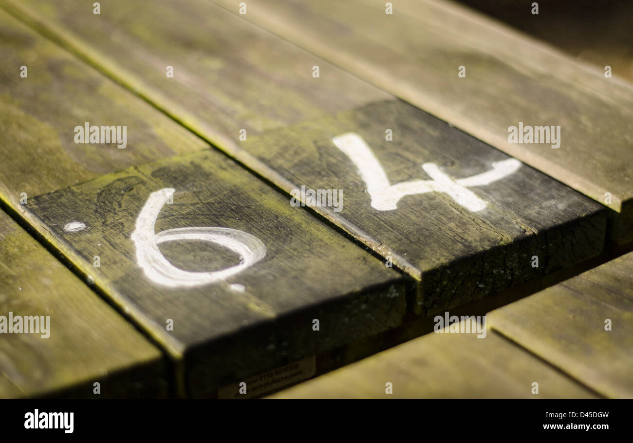 Number table hi-res stock photography and images - Alamy