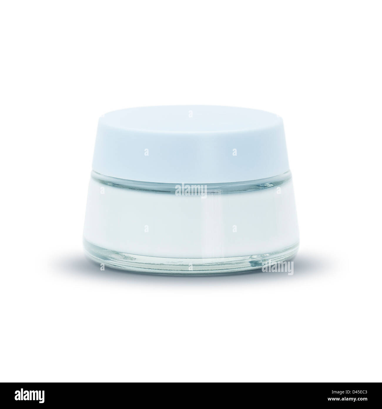 Jar of cream. Isolated on white background Stock Photo - Alamy