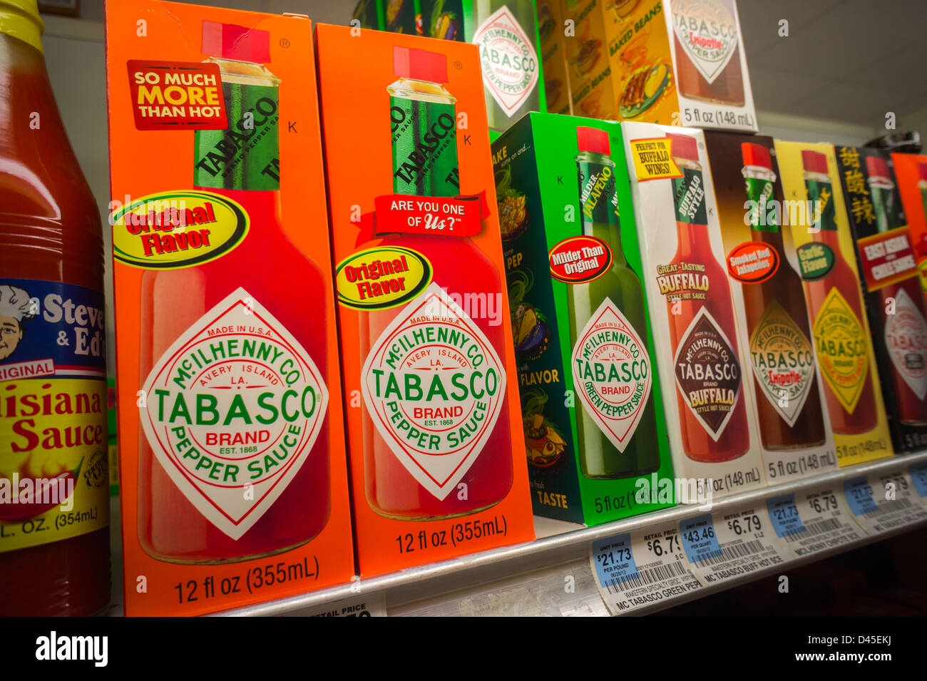 Mcilhenny Co Pepper Sauce High Resolution Stock Photography and Images ...