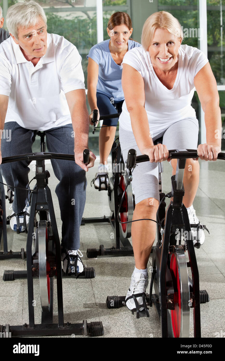 Elderly person exercise machine trainer hi-res stock photography and ...