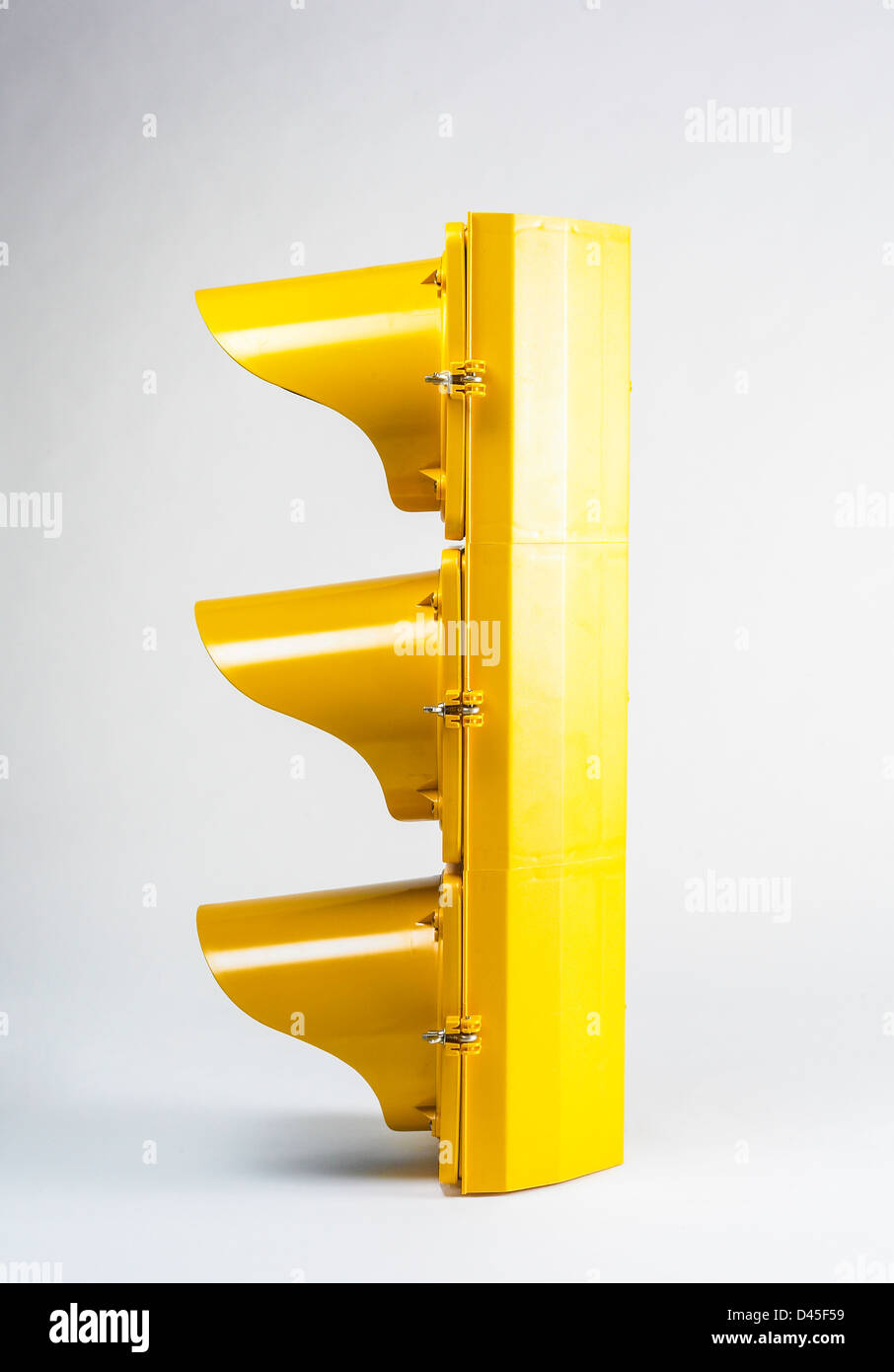 Waiting road traffic junction for lights to change hi-res stock ...