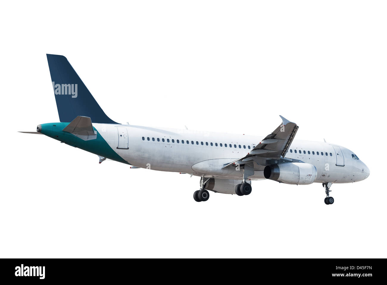 Real jet aircraft, isolated on white background Stock Photo - Alamy