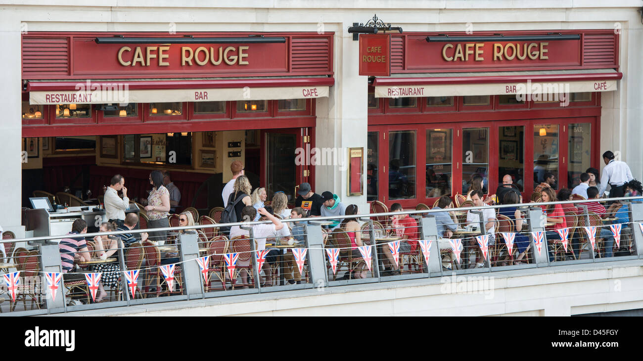 Cafe Rouge at The Mailbox, Birmingham Stock Photo - Alamy