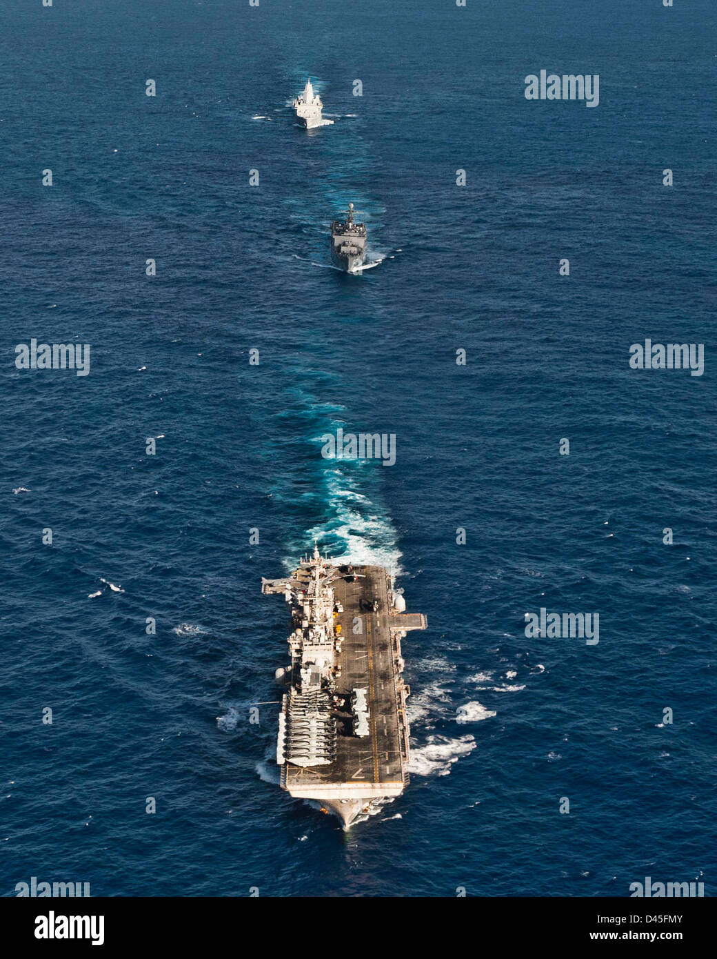 The Iwo Jima Amphibious Ready Group, a U.S. Navy fleet, is deployed in ...