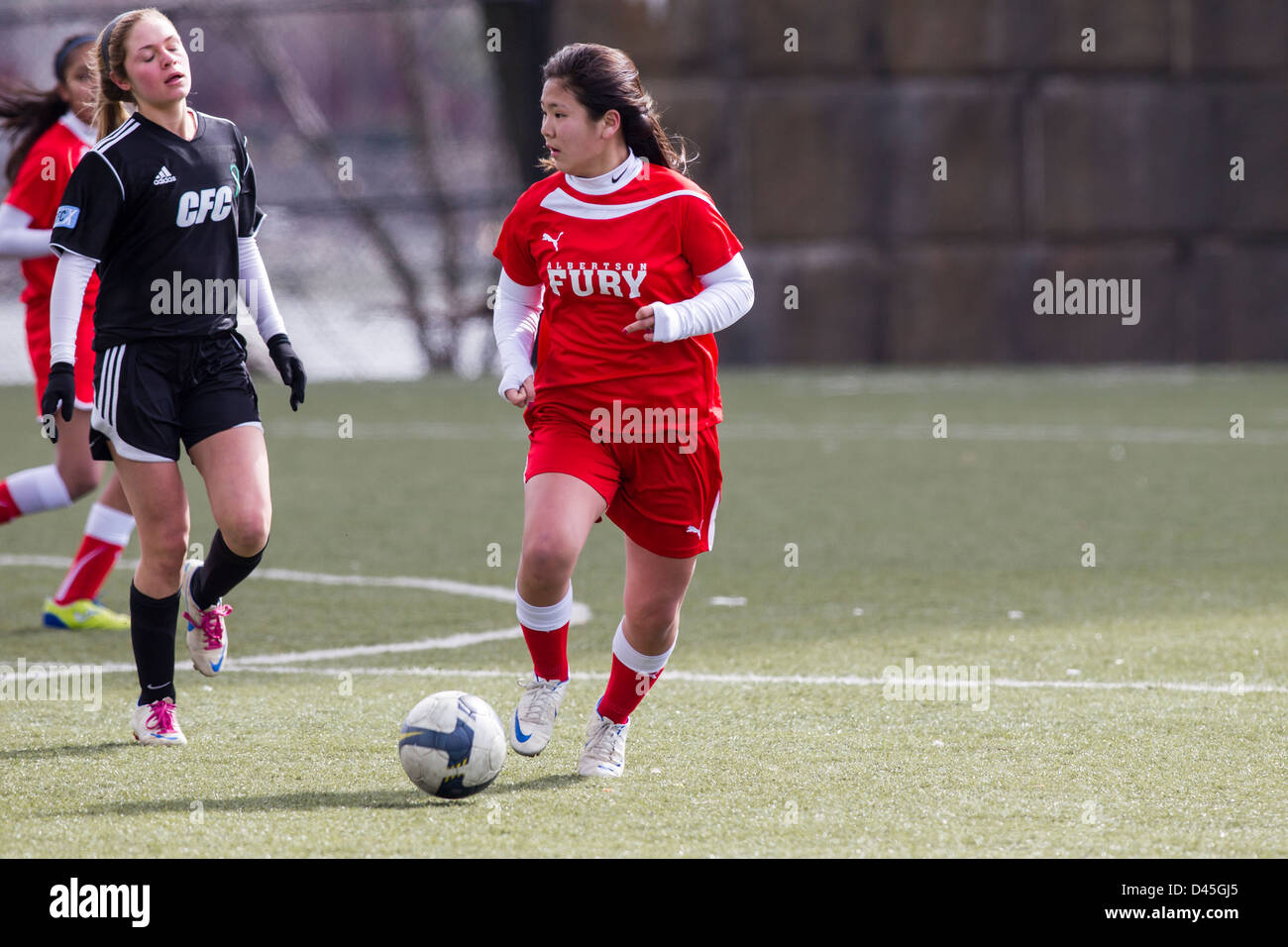 Woman soccer team hi-res stock photography and images - Alamy