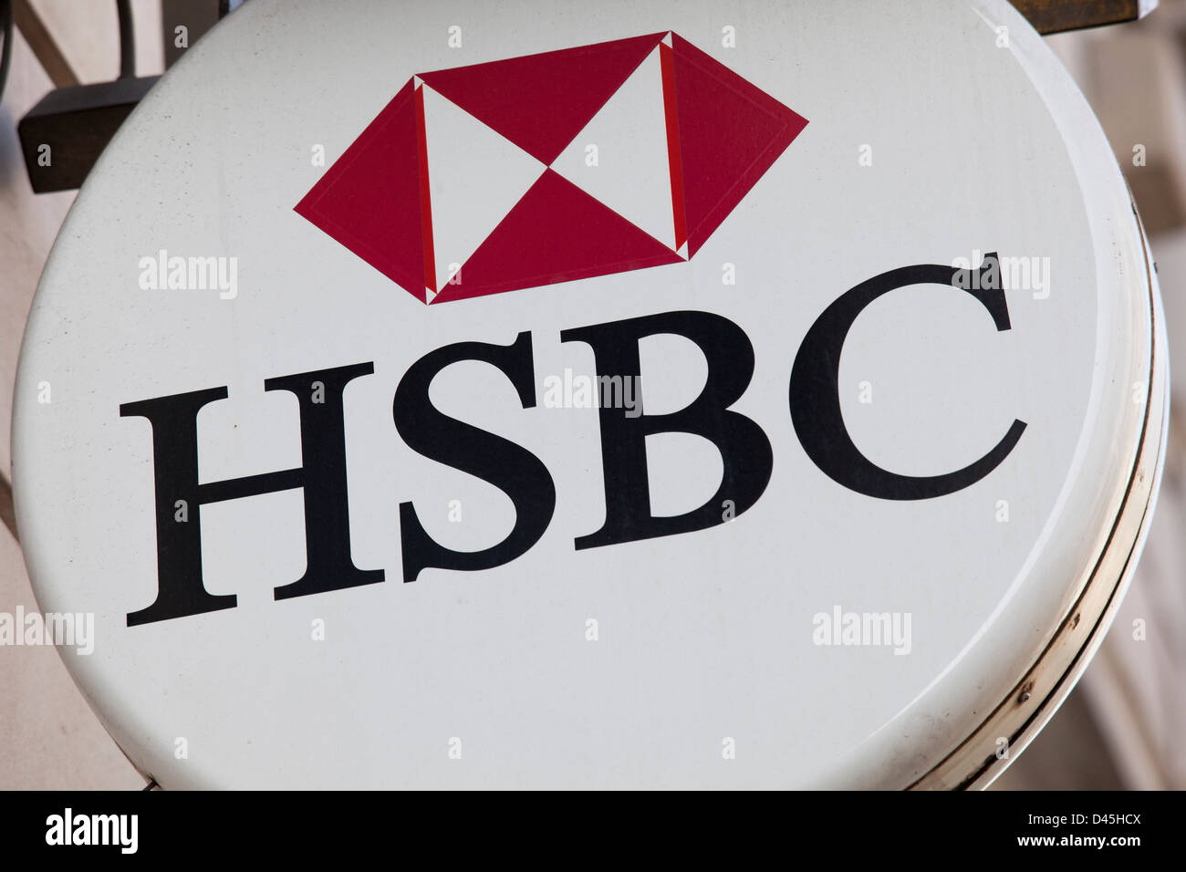 Sign for HSBC bank Stock Photo - Alamy