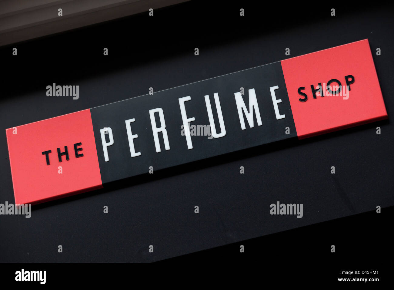 Sign for The Perfume Shop Stock Photo - Alamy