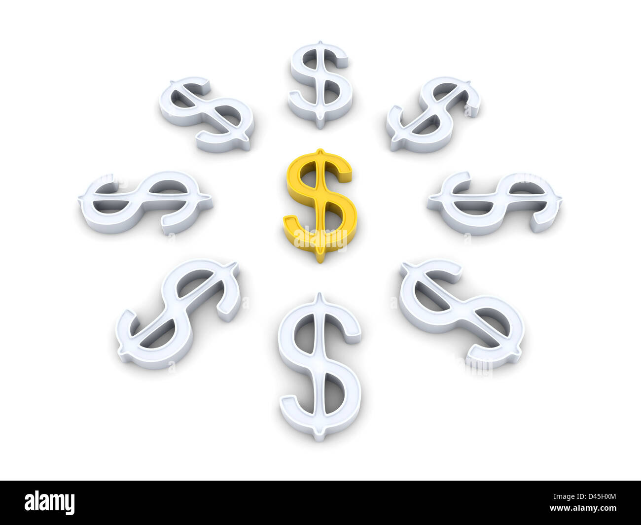 3D Illustration. Isolated on white Stock Photo - Alamy