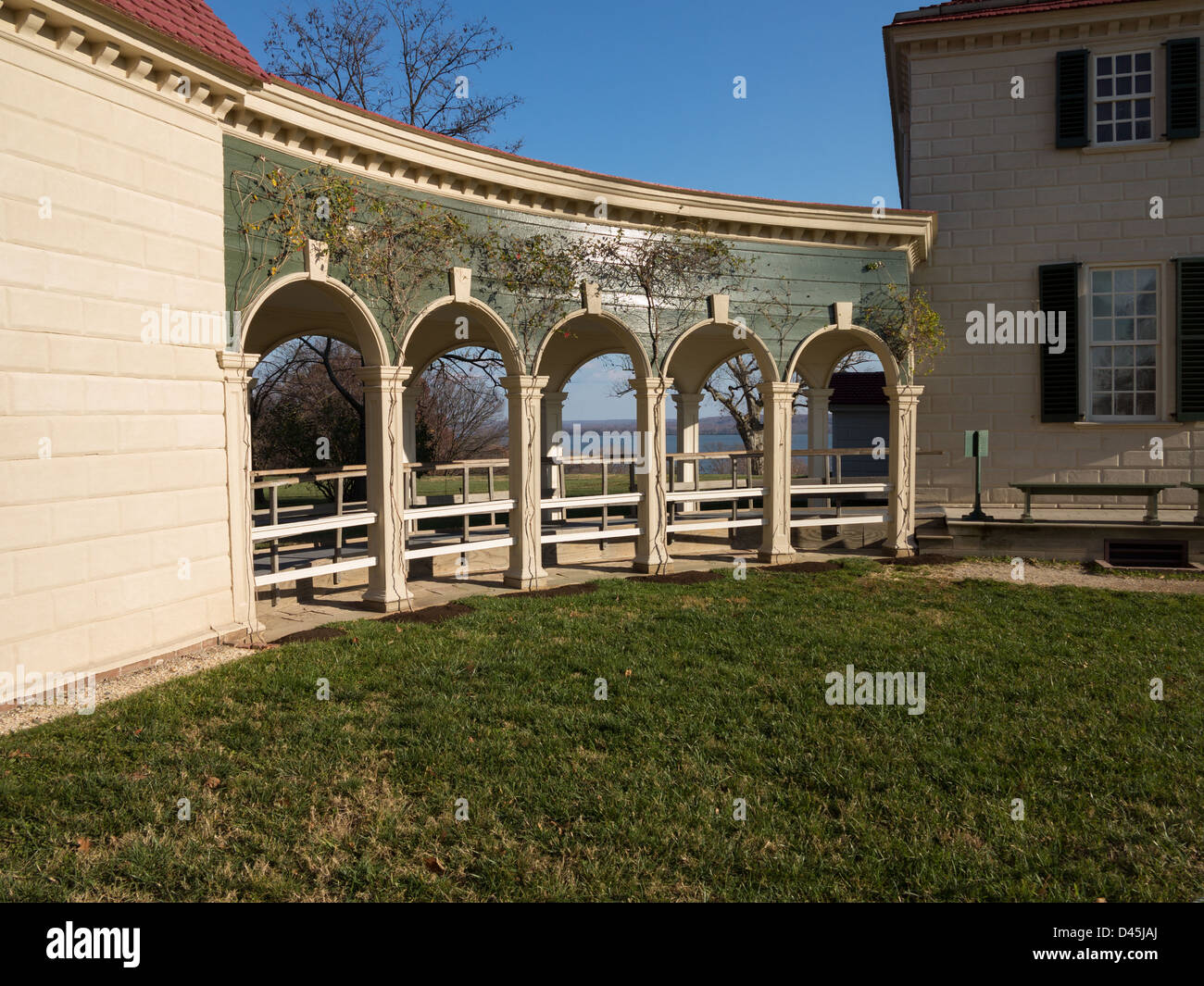 President george washington home mount vernon virginia hi-res stock ...