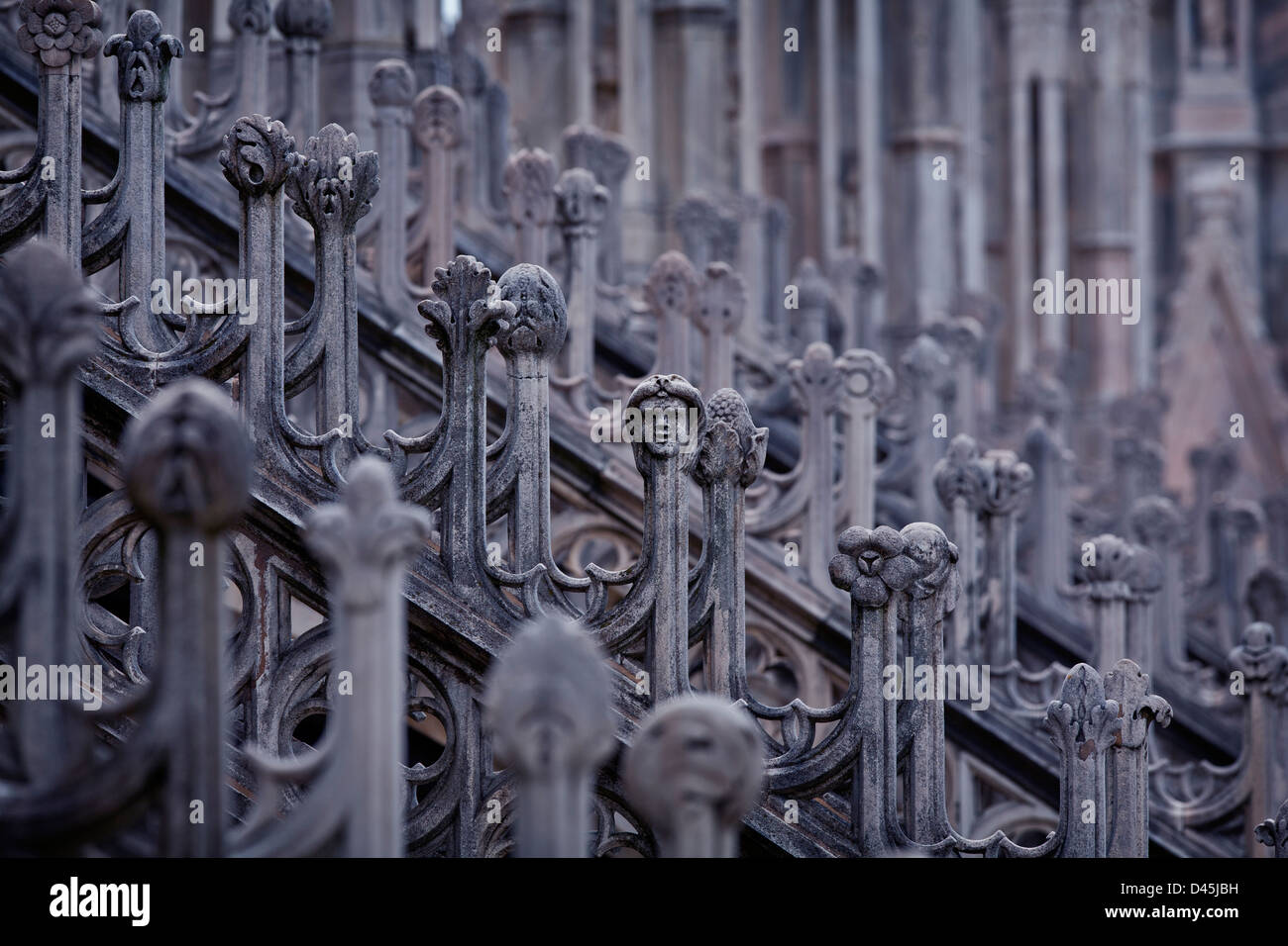 Pinnacles on rooftop hi-res stock photography and images - Alamy