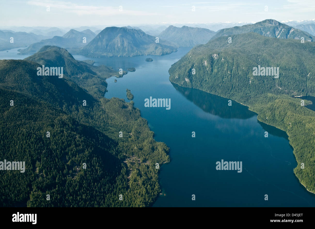 Aerial rain forest british columbia hi-res stock photography and images ...