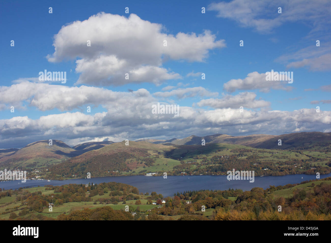 Lake Windermere from Latterbarrow Stock Photo - Alamy