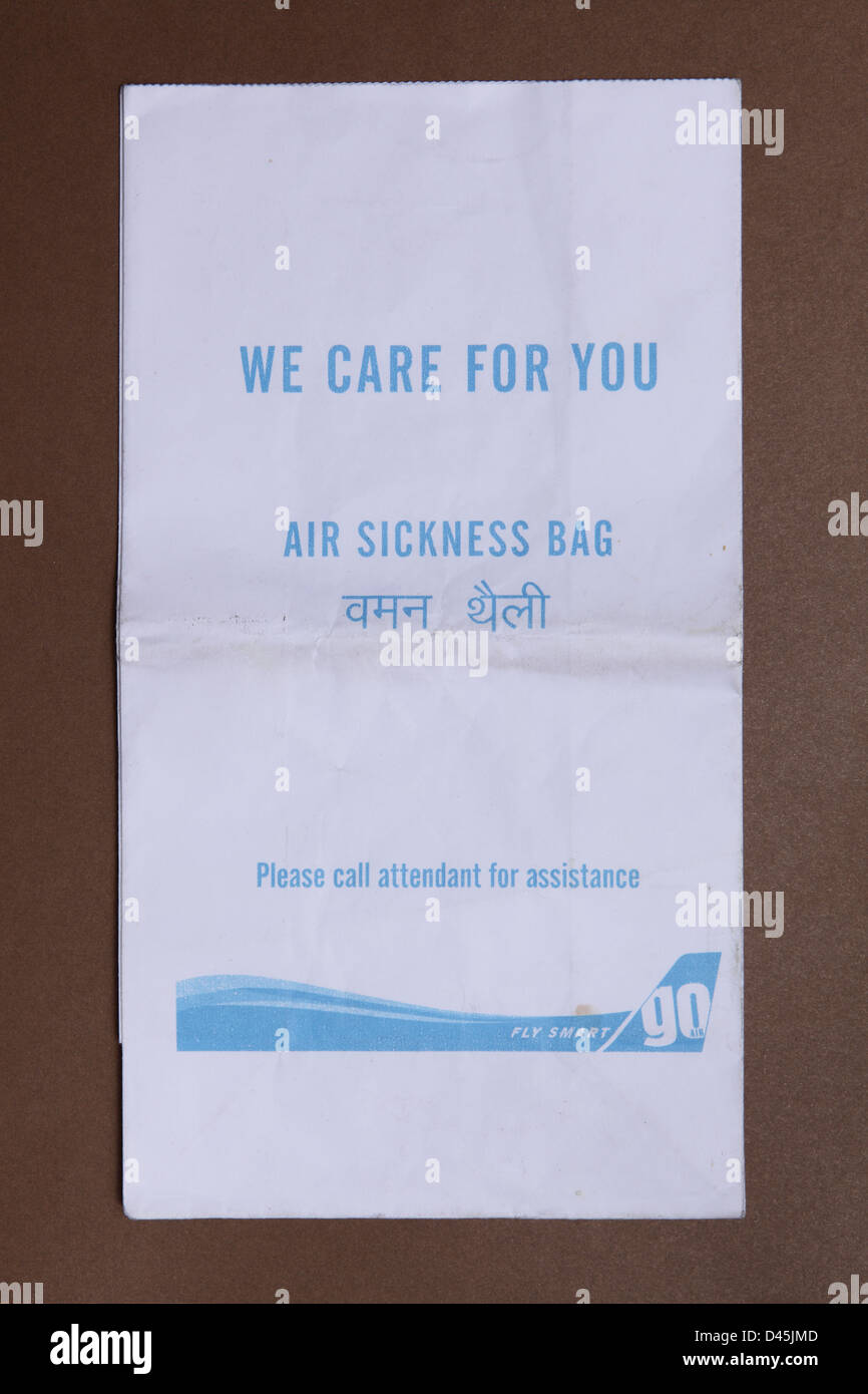 Vomit bag hi-res stock photography and images - Alamy