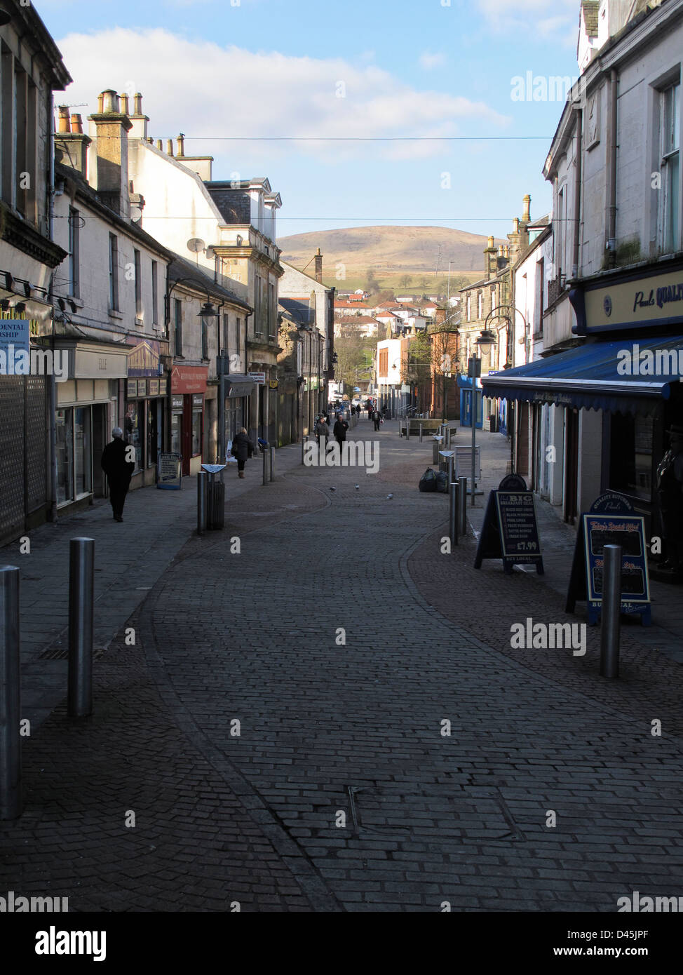 Main Street Kilsyth North Lanarkshire Stock Photo - Alamy