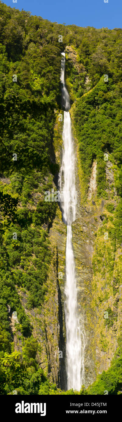 Humboldt Falls with a total vertical drop of 275 meters; at the end of ...