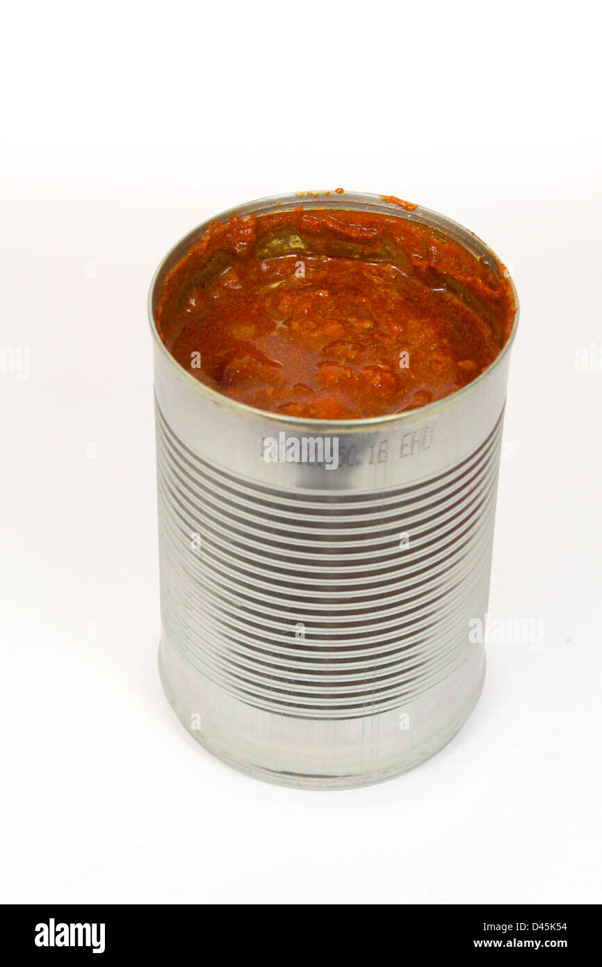 Chilli con carne can tin hi-res stock photography and images - Alamy