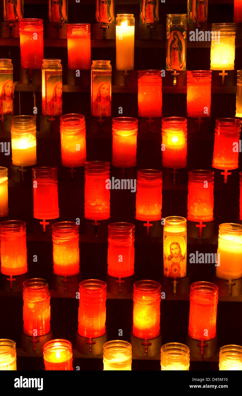 Votive candles, The Grotto (The National Sanctuary of Our Sorrowful ...
