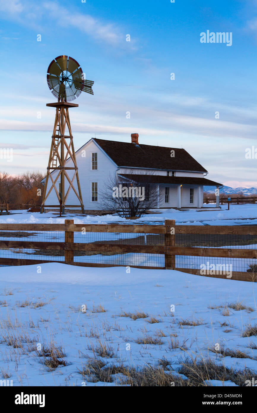 Old Red Barn at the 17mile House Farm Park, Colorado Stock Photo - Alamy