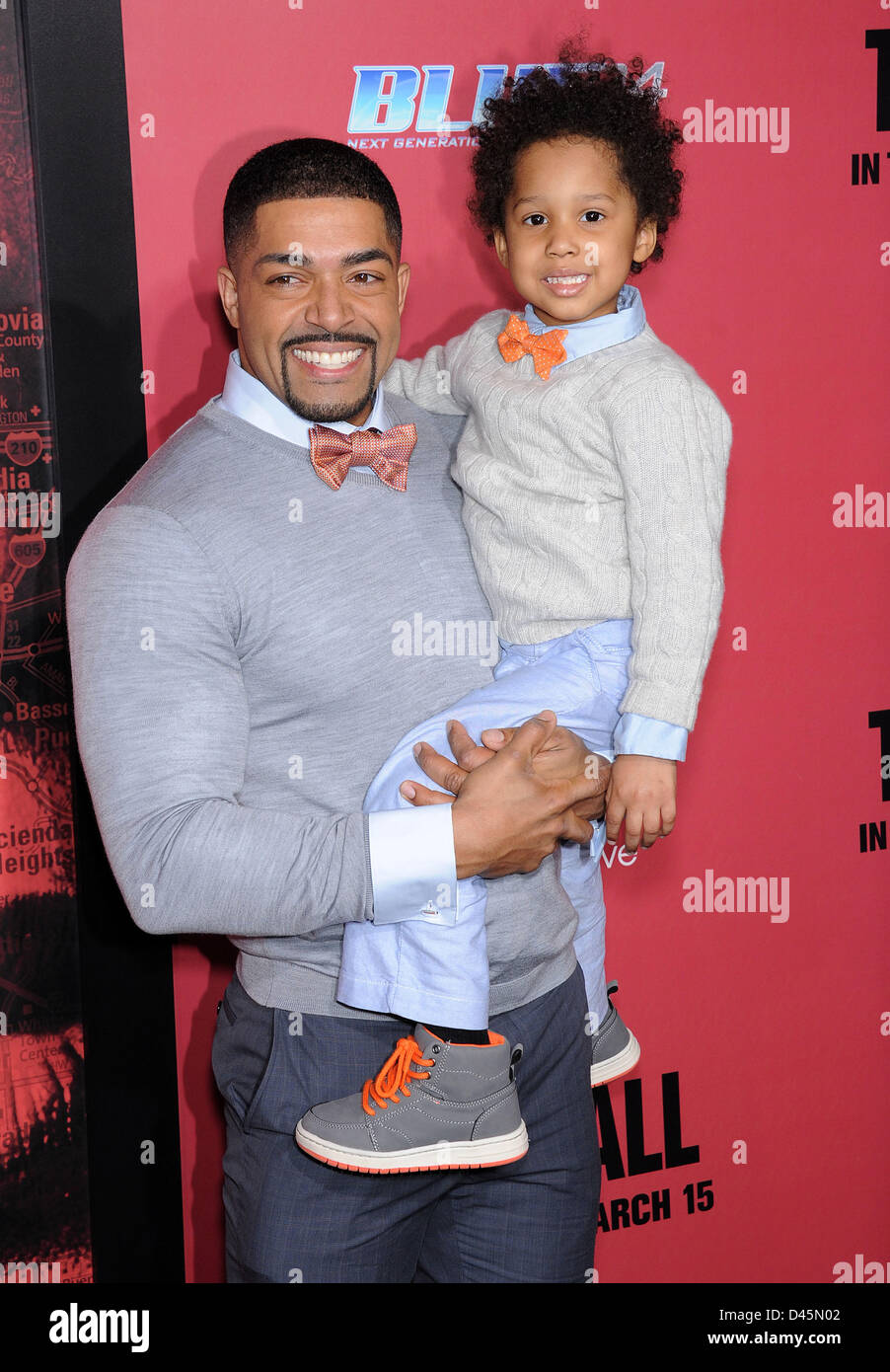 March 5, 2013 - Hollywood, California, U.S. - David Otunga & David JR ...