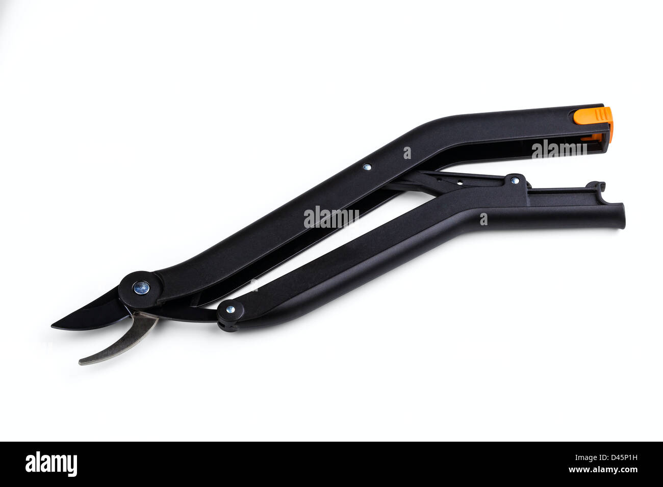 garden secateurs isolated on a white background Stock Photo - Alamy