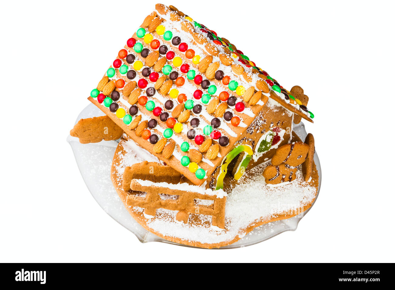 cake house isolated on a white background Stock Photo - Alamy