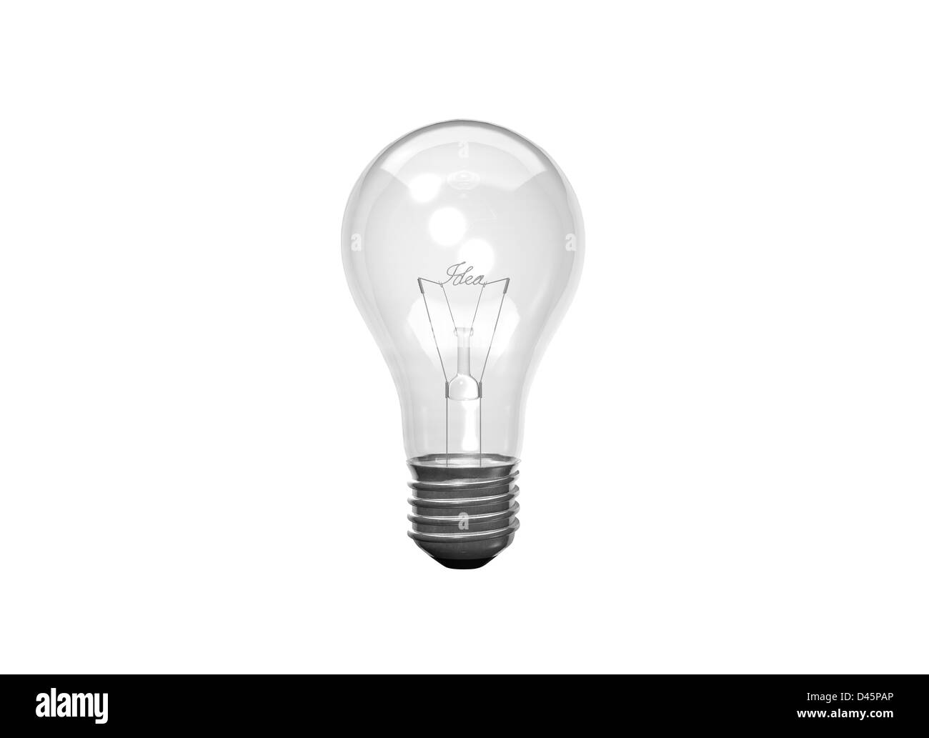 Electricity bulb filament Black and White Stock Photos & Images - Alamy