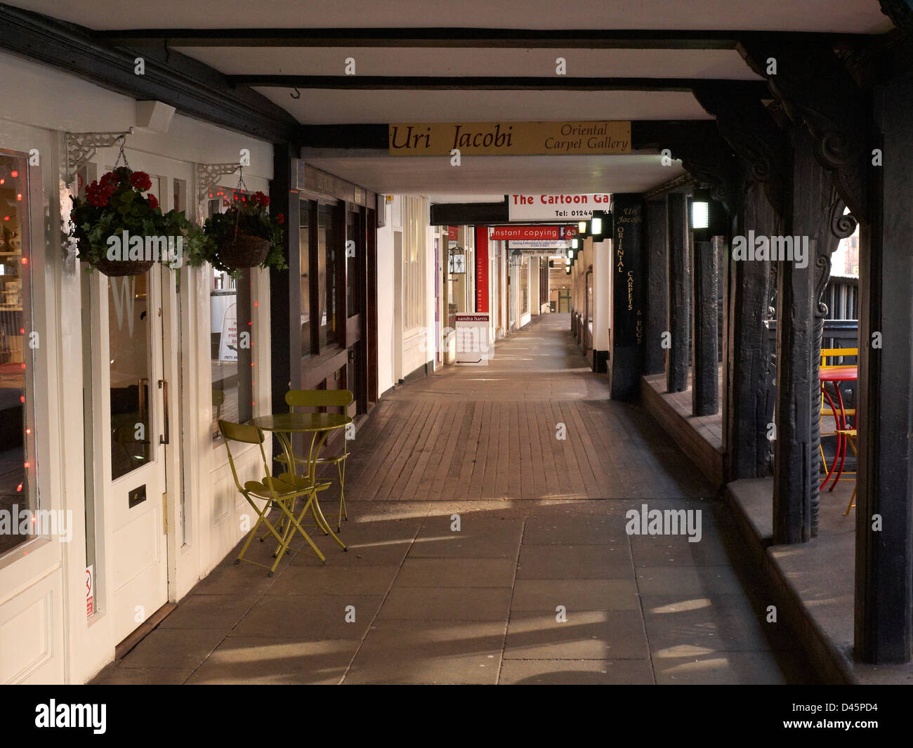 The Rows in Chester UK Stock Photo - Alamy