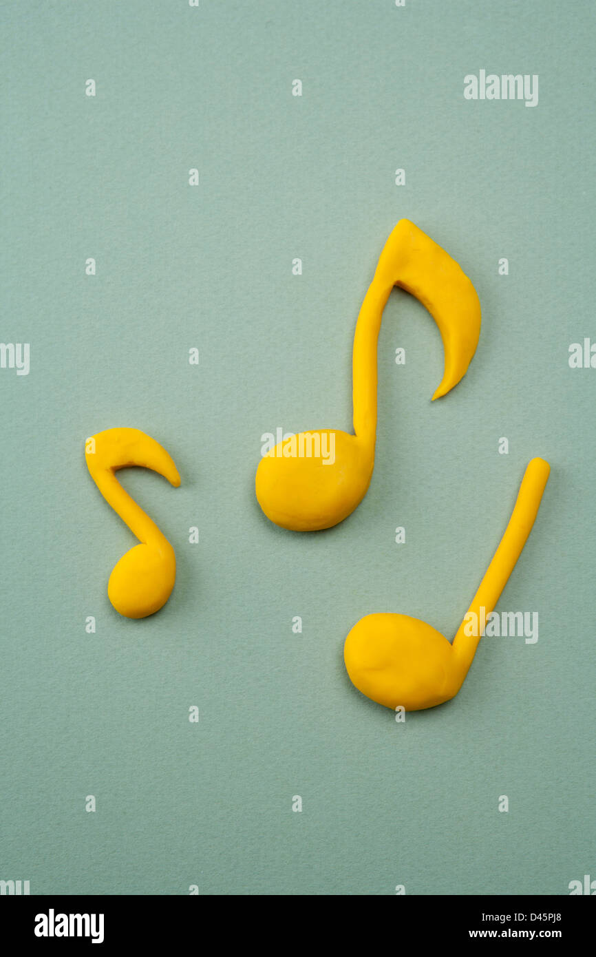 Musical notes symbol made hi-res stock photography and images - Alamy