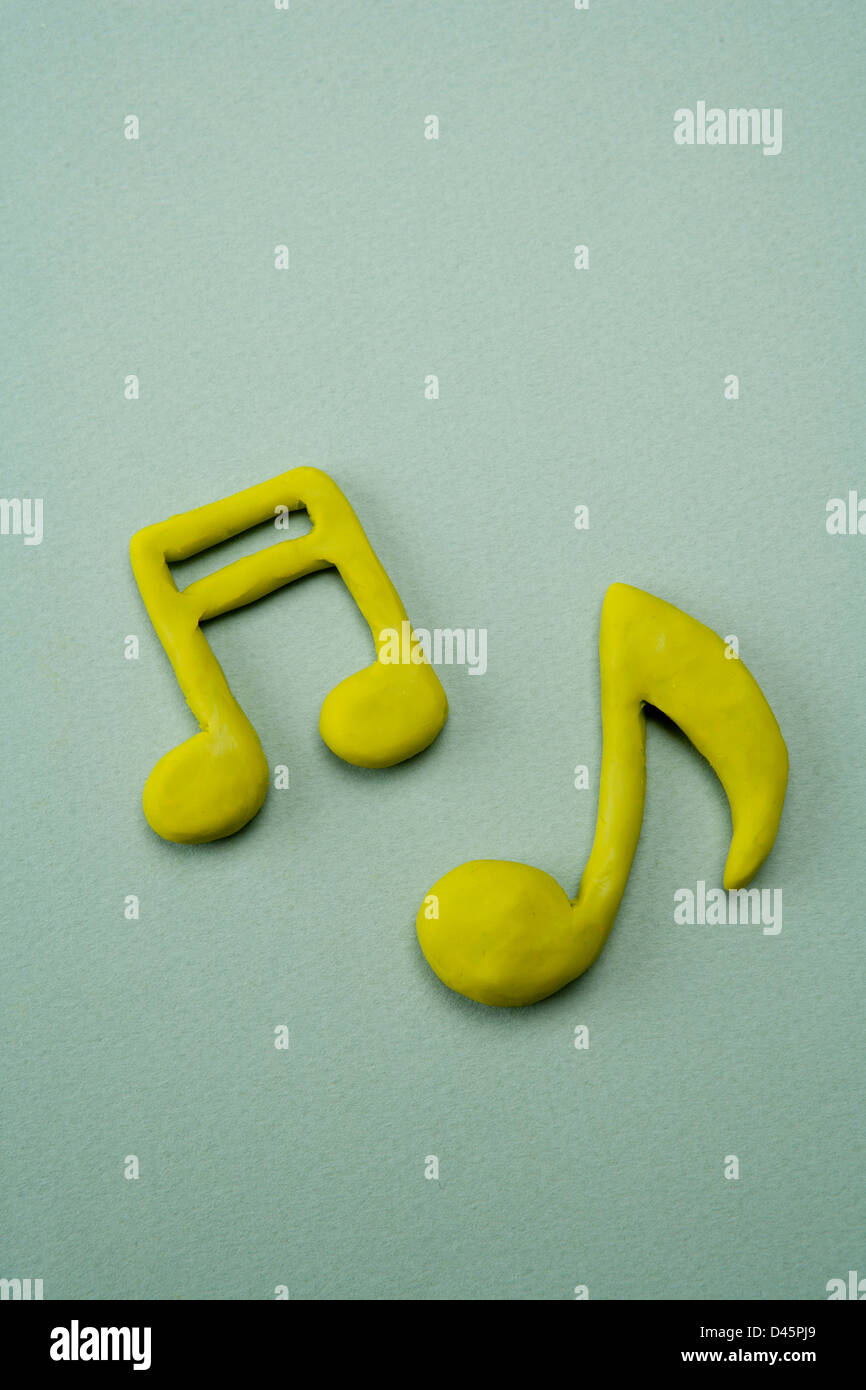 Musical notes symbol made hi-res stock photography and images - Alamy