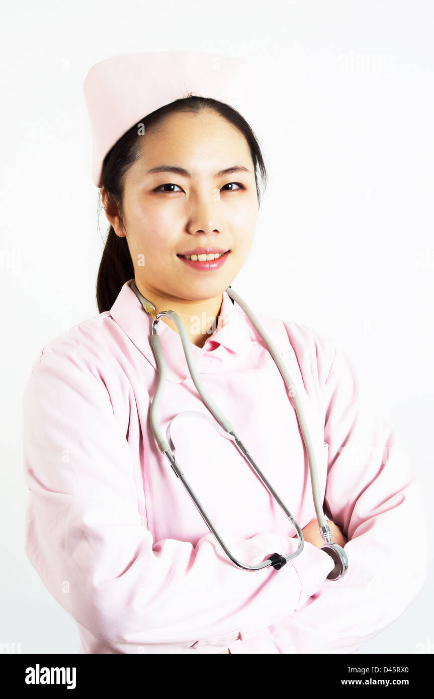 Young pretty Asian female nurse Stock Photo - Alamy Young pretty Asian female nurse Stock Photo - Alamy