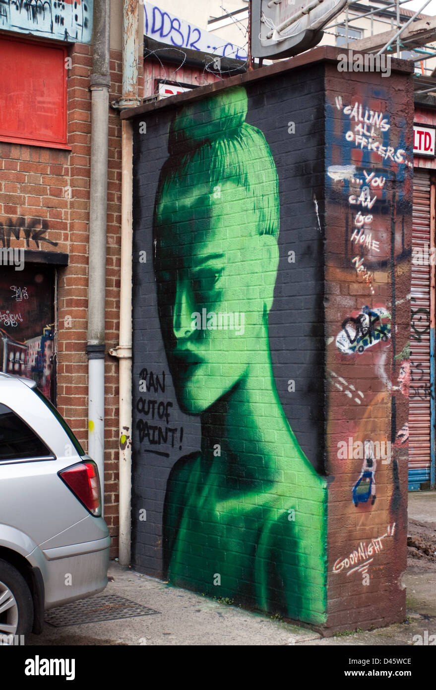 Graffitti street art in Stokes Croft Bristol Stock Photo - Alamy